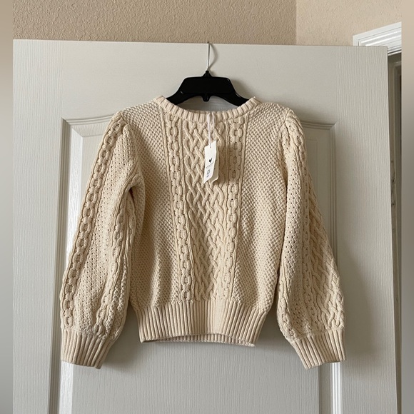 Hope and Henry | Shirts & Tops | Hope Henry Organic Cotton Cable Knit ...